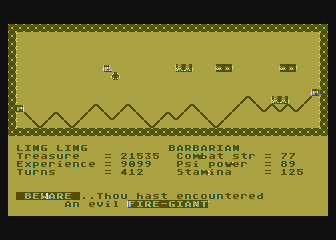 Screenshot of The Valley (Atari 8-bit, 1982) - MobyGames