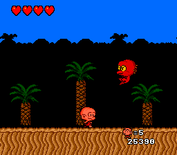 Screenshot of Bonk's Adventure (TurboGrafx-16, 1989) - MobyGames