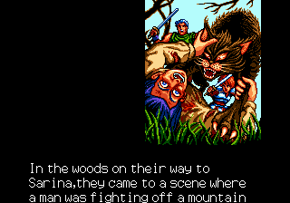 Screenshot of Ys III: Wanderers from Ys (Genesis, 1989) - MobyGames