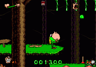Screenshot of Boogerman: A Pick and Flick Adventure (Genesis, 1994 ...