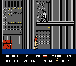 Screenshot of Rolling Thunder (NES, 1986) - MobyGames