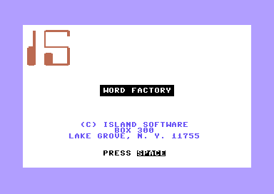 Word Factory (1983) - MobyGames