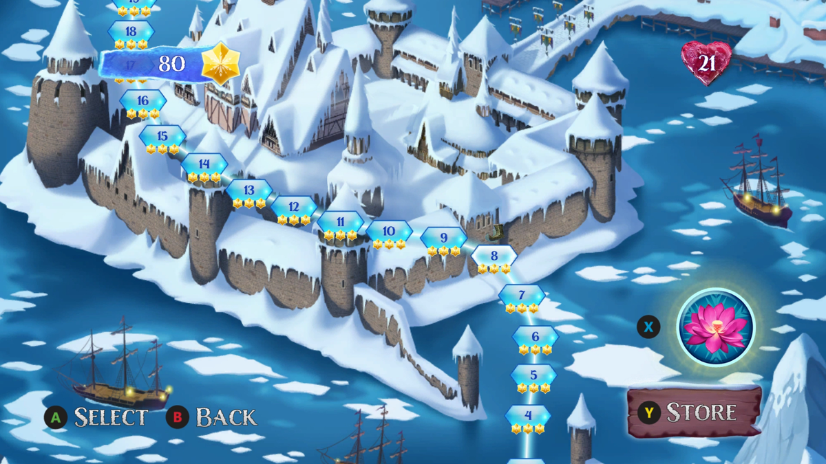 Screenshot of Frozen: Free Fall - Snowball Fight (Xbox One, 2015 ...