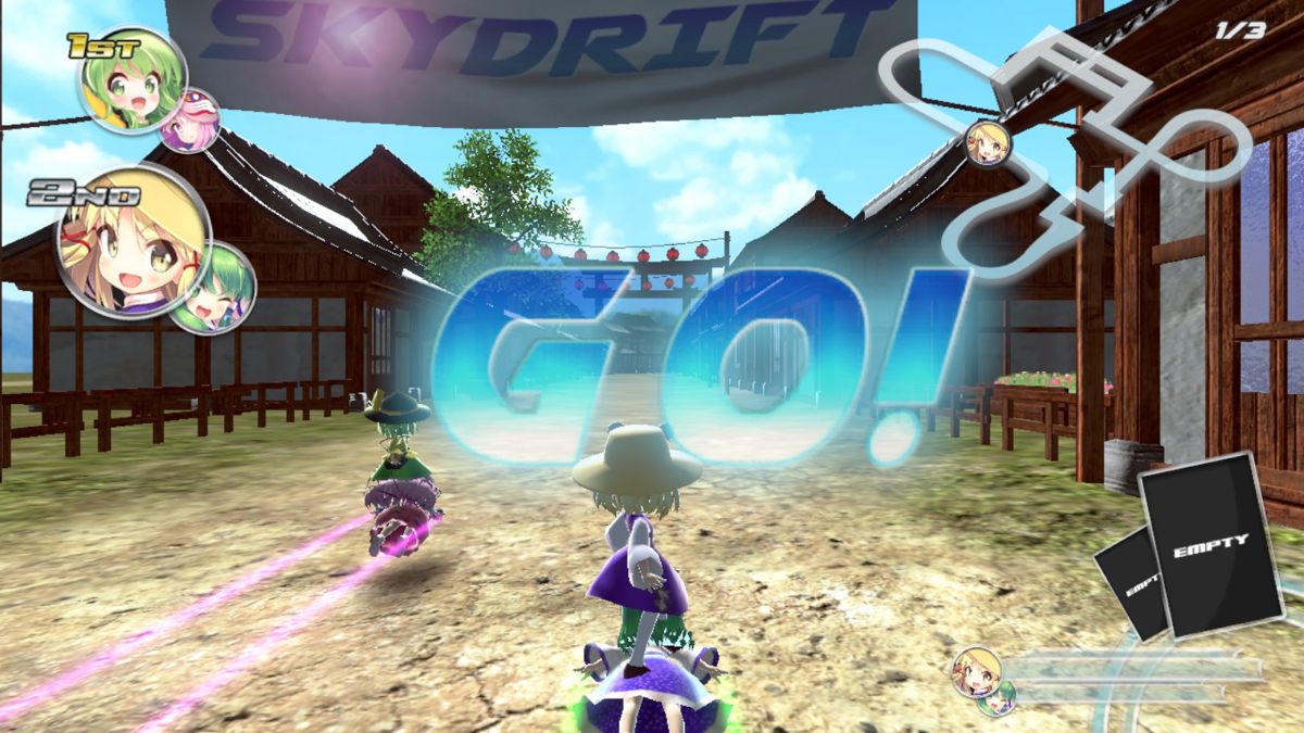 Screenshot of Gensou Skydrift (Windows, 2019) - MobyGames