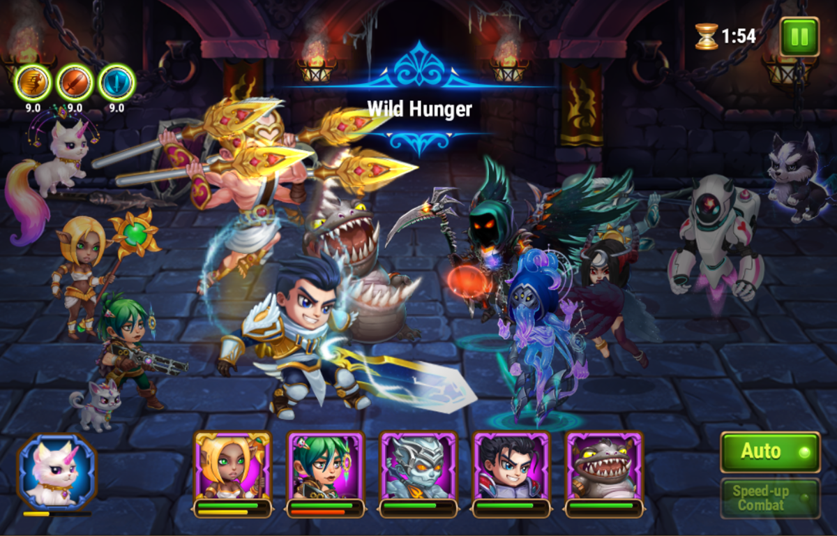 Screenshot of Hero Wars (Browser, 2016) - MobyGames