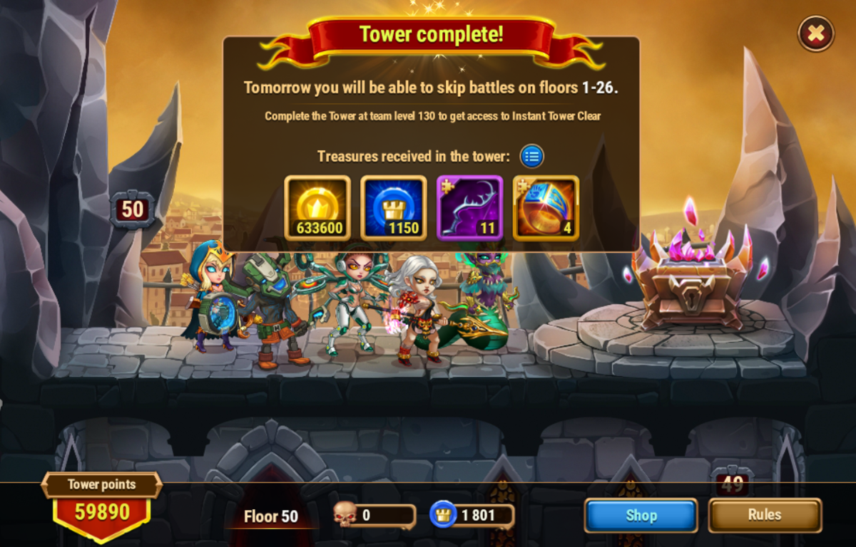 Screenshot of Hero Wars (Browser, 2016) - MobyGames
