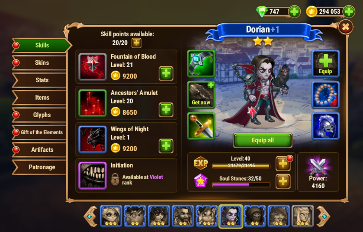 Screenshot of Hero Wars (Browser, 2016) - MobyGames