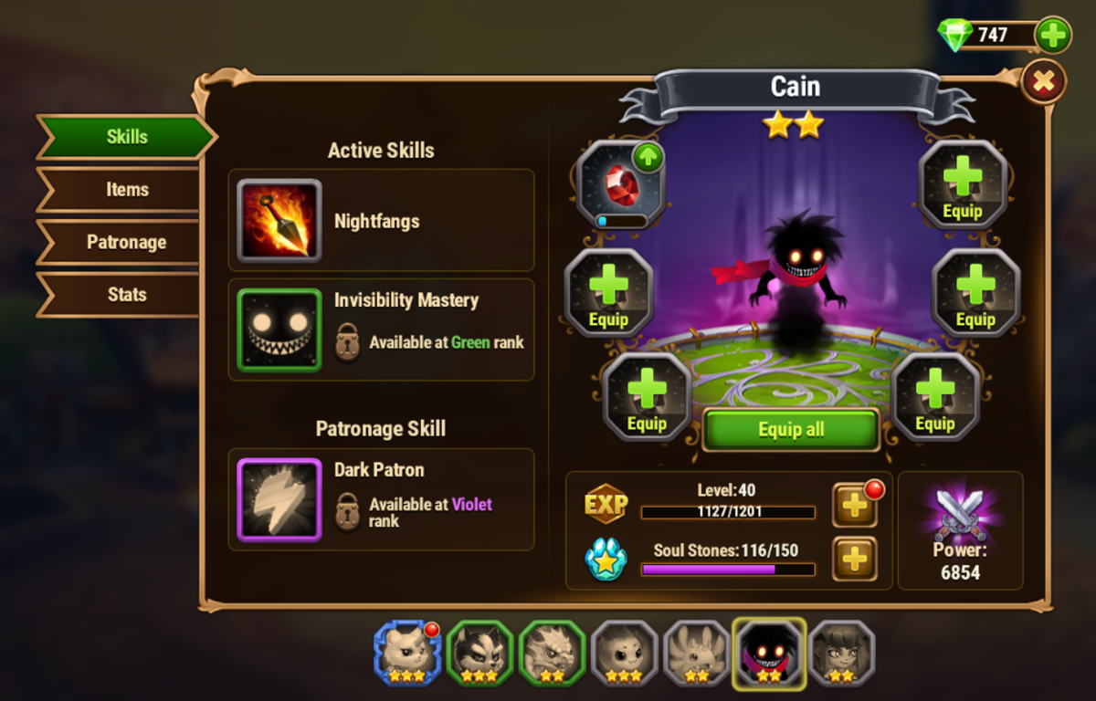 Screenshot of Hero Wars (Browser, 2016) - MobyGames