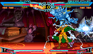 Screenshot of Vampire Savior 2 (Arcade, 1997) - MobyGames