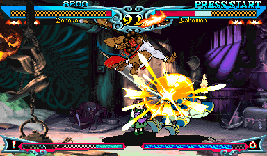 Screenshot of Vampire Savior 2 (Arcade, 1997) - MobyGames