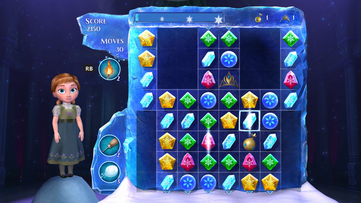 Screenshot of Frozen: Free Fall - Snowball Fight (Xbox One, 2015 ...