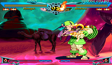 Screenshot of Vampire Savior 2 (Arcade, 1997) - MobyGames