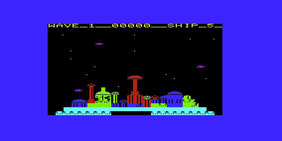 Screenshot of Metro Blitz (VIC-20, 1983) - MobyGames