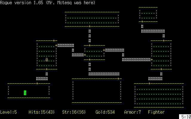 Screenshot of Rogue (PC-98, 1980) - MobyGames