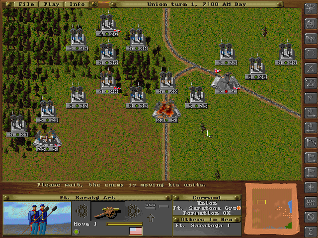 Screenshot of Wargame Construction Set III: Age of Rifles 1846-1905 ...