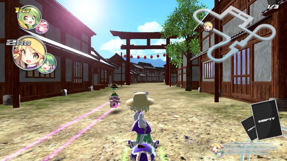 Screenshot of Gensou Skydrift (Windows, 2019) - MobyGames