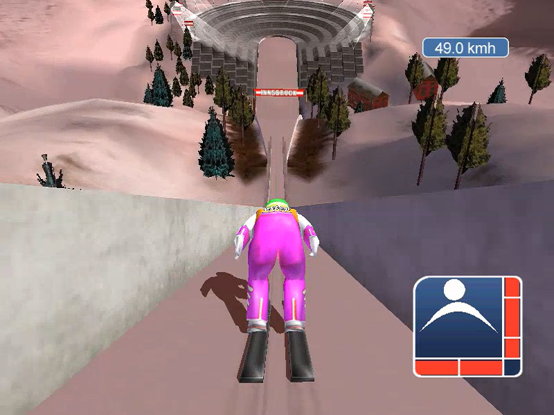 Screenshot of RTL Skispringen Herausforderung 2001 (Windows, 2000) - MobyGames