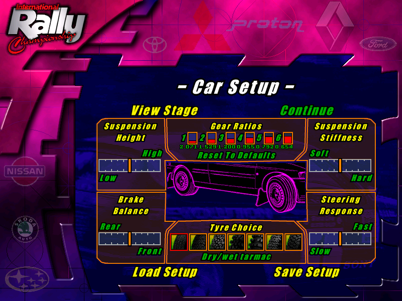 Screenshot of International Rally Championship (Windows, 1997) - MobyGames