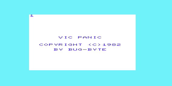 VIC Panic (1982) - MobyGames
