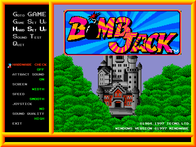 Screenshot of Bomb Jack (Windows, 1984) - MobyGames