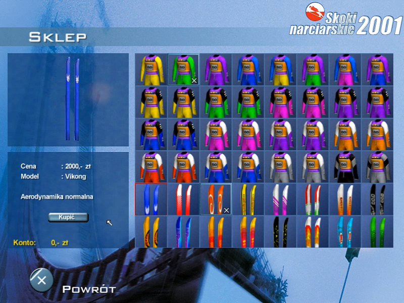 Screenshot of RTL Skispringen Herausforderung 2001 (Windows, 2000) - MobyGames
