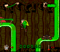 Screenshot of Boogerman: A Pick and Flick Adventure (SNES, 1994 ...