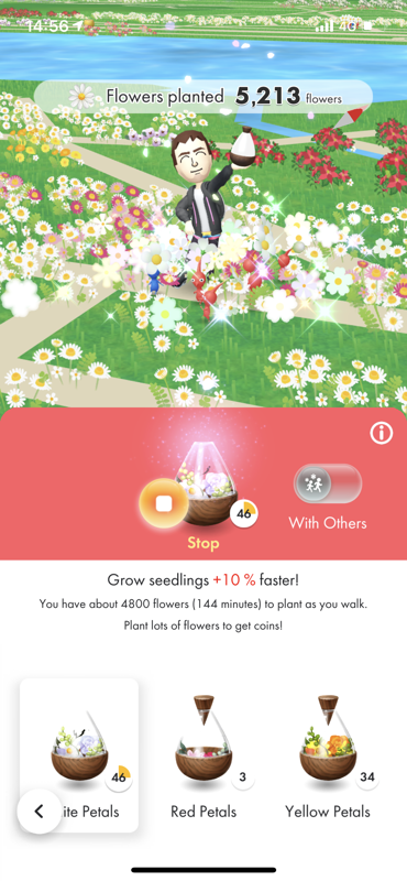 Screenshot of Pikmin Bloom (iPhone, 2021) - MobyGames