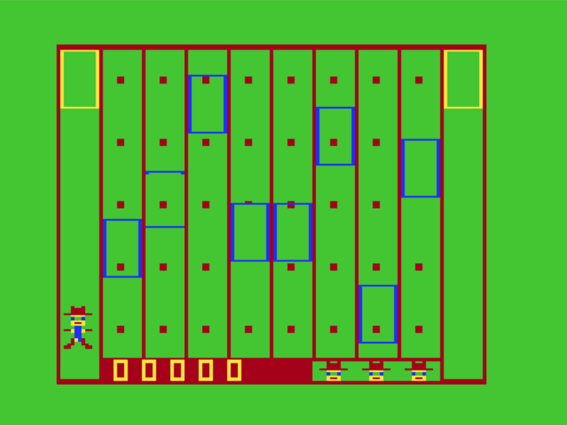 Screenshot of Shaft (TRS-80 CoCo, 1983) - MobyGames