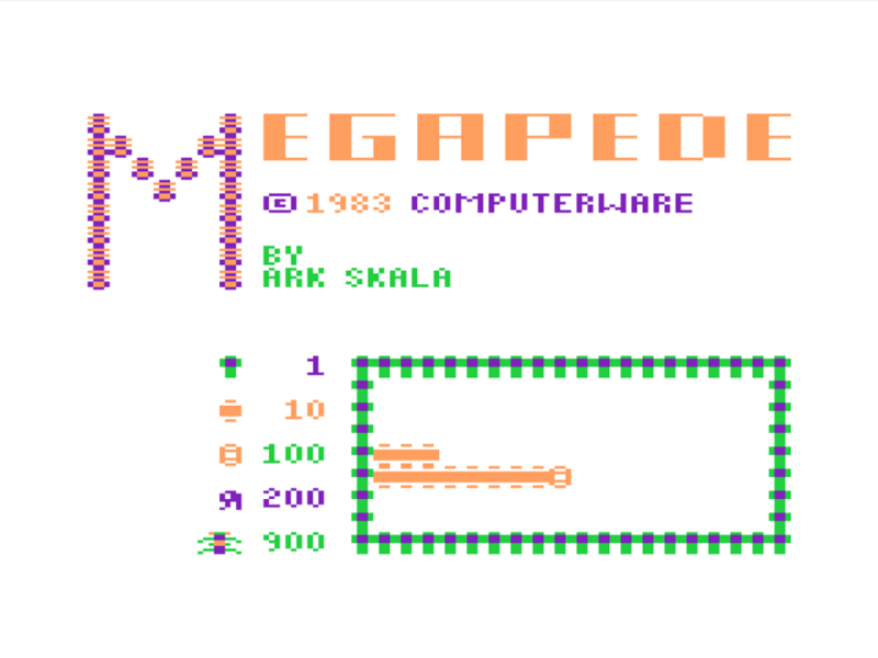 Megapede (1983) - MobyGames