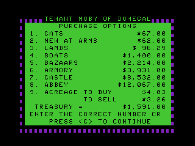 Screenshot of Erland (TRS-80 CoCo, 1984) - MobyGames