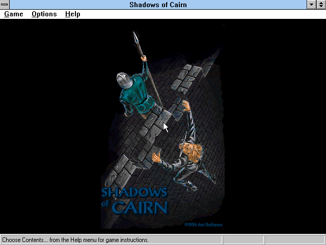 Screenshot of Shadows of Cairn (Windows 3.x, 1994) - MobyGames
