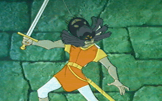 Screenshot of Dragon's Lair (DOS, 1983) - MobyGames