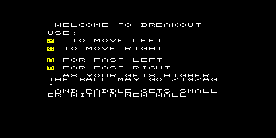 Breakout (1982) - MobyGames