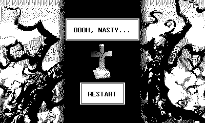 Screenshot of You Cannot Go Back! (Playdate, 2016) - MobyGames