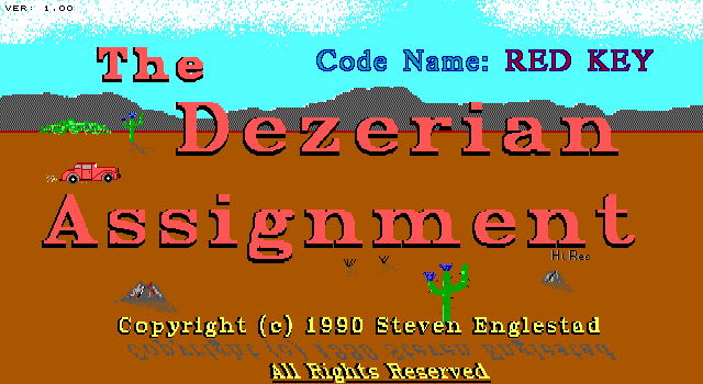 The Dezerian Assignment: Code Name - Red Key (1993) - MobyGames