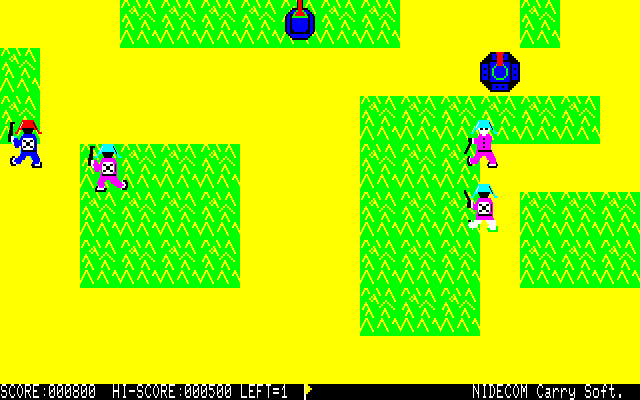 Screenshot of Front Line (PC-88, 1982) - MobyGames