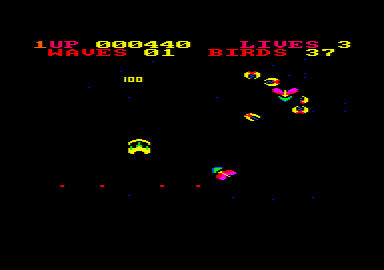 Screenshot of Star Firebirds (Amstrad CPC, 1985) - MobyGames