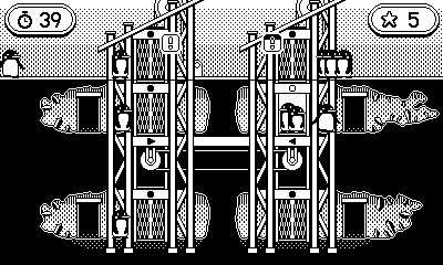 Screenshot of Flipper Lifter (Playdate, 2022) - MobyGames