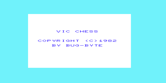 VIC Chess (1982) - MobyGames