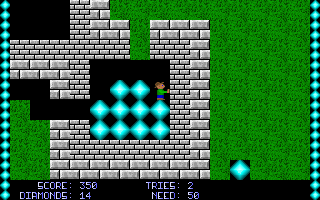 Screenshot of Diamond (DOS, 1995) - MobyGames