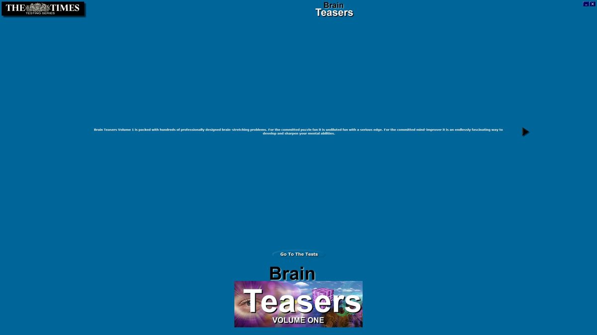 Screenshot of Brain Teasers: Volume One (Windows, 2002) - MobyGames