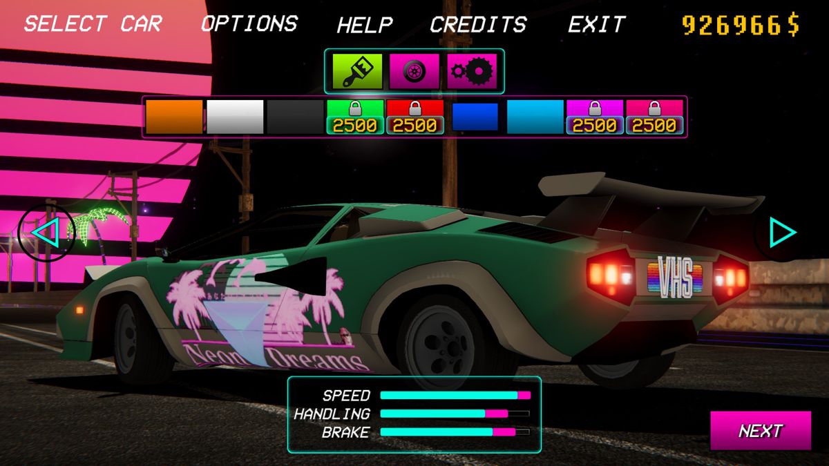 Screenshot of Retrowave (Windows, 2020) - MobyGames