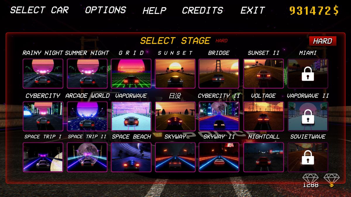 Screenshot of Retrowave (Windows, 2020) - MobyGames