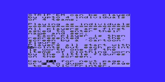 Strip'Em (1984) - MobyGames