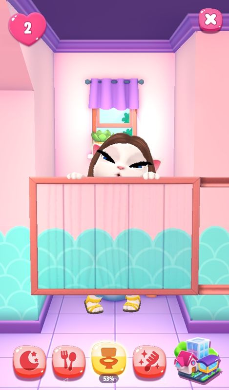 Screenshot of My Talking Angela 2 (Android, 2021) - MobyGames