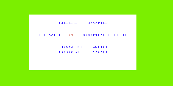 Screenshot of Bugsy (VIC-20, 1983) - MobyGames