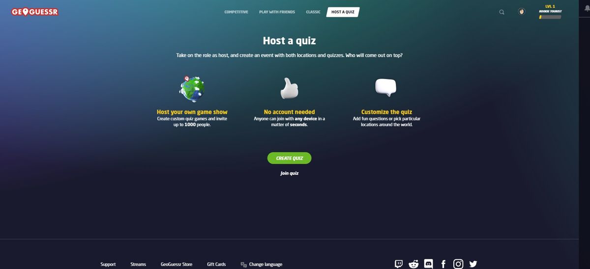 Screenshot of GeoGuessr (Browser, 2013) - MobyGames