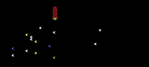 Screenshot of Space Snake (VIC-20, 1982) - MobyGames