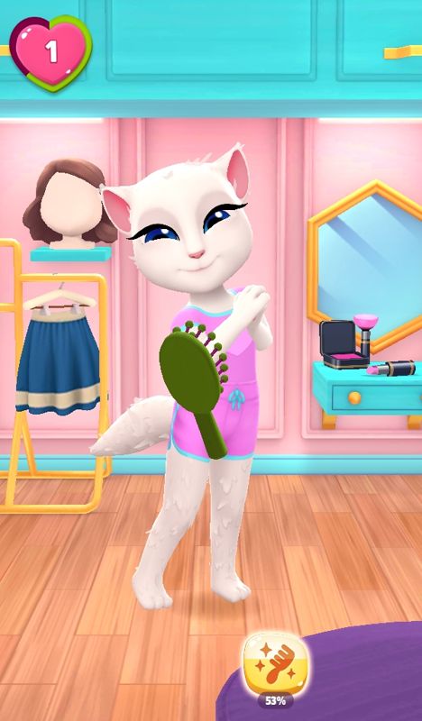 Screenshot of My Talking Angela 2 (Android, 2021) - MobyGames