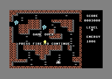 Screenshot of Deflector (Commodore 64, 1984) - MobyGames